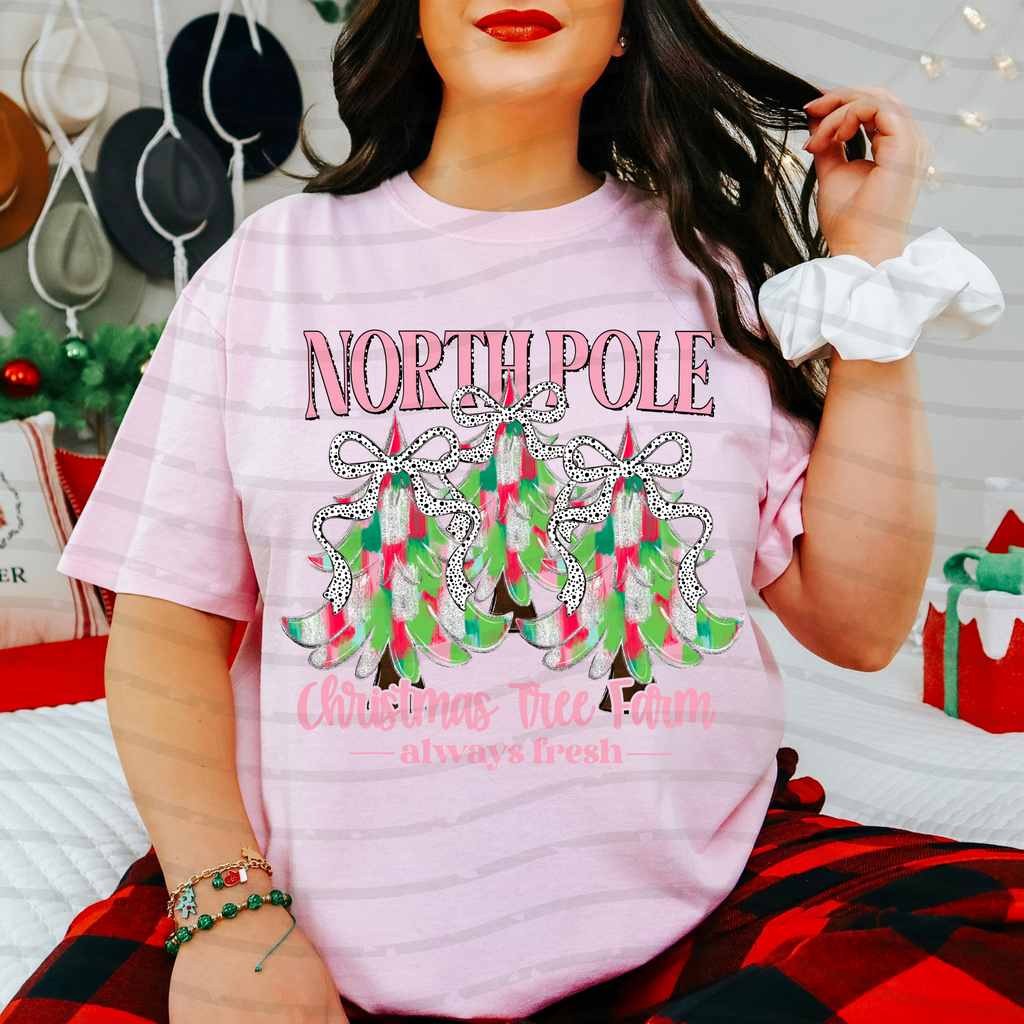 North Pole Tree Farm Tee – Gambi's Graphic Tees